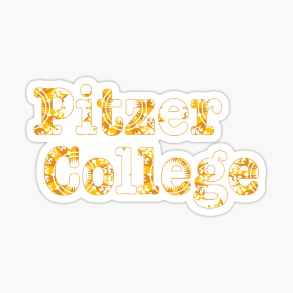 "Pitzer College" Sticker by tarajeanne | Redbubble