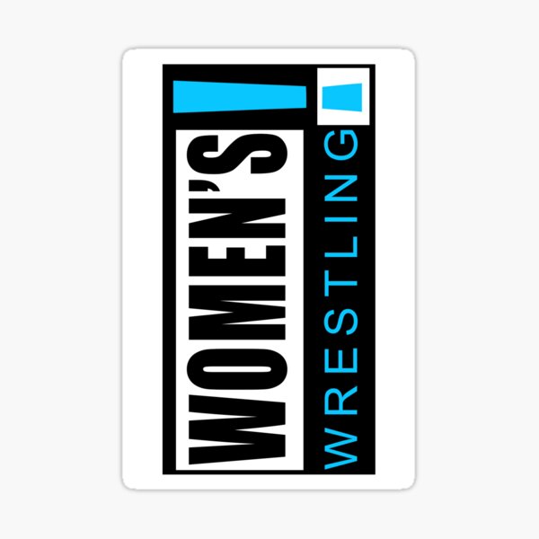 "Women's Wrestling Vintage Logo" Sticker for Sale by valssection ...