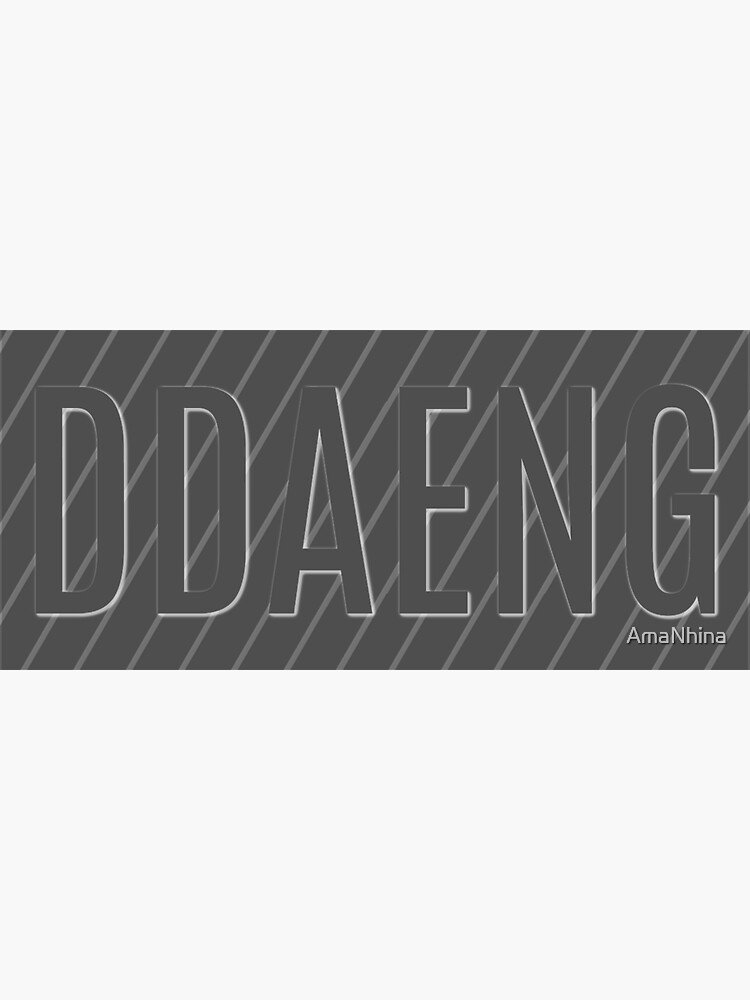 "BTS DDAENG" Sticker for Sale by AmaNhina | Redbubble