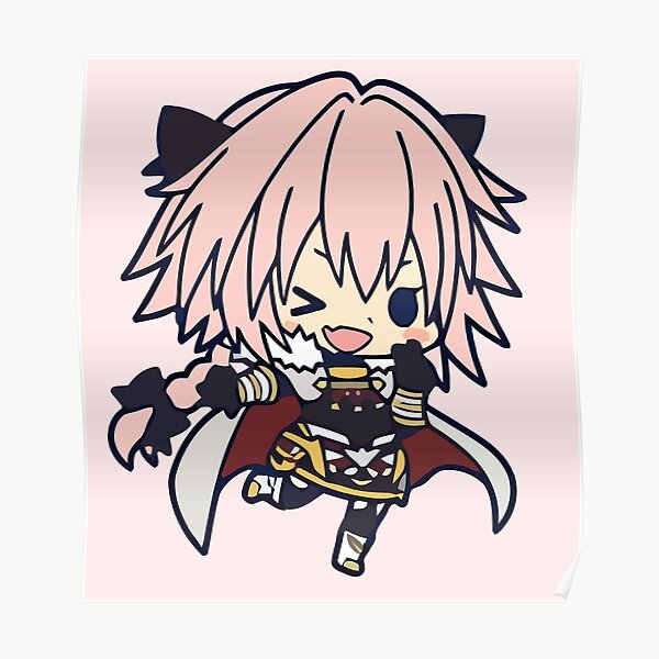 "Astolfo" Poster for Sale by Chibify | Redbubble