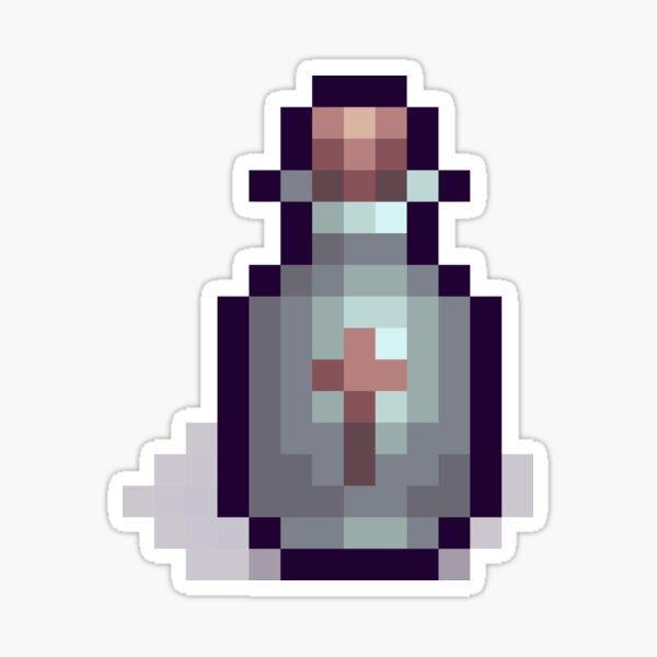 "Pixel Holy Water" Sticker by BenHenry | Redbubble