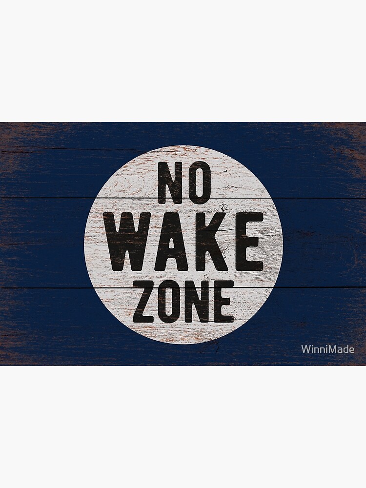 "No Wake Zone, Lake Gift, Lake Sign, Lake House Décor, Wake Surf ...