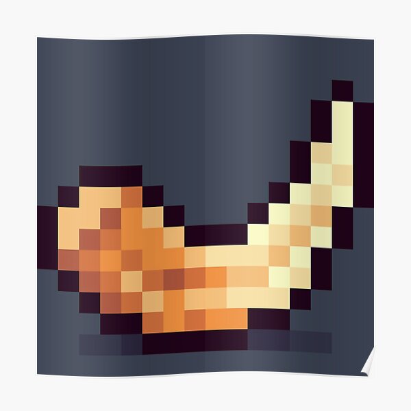 "Pixel Horn A" Poster for Sale by BenHenry | Redbubble
