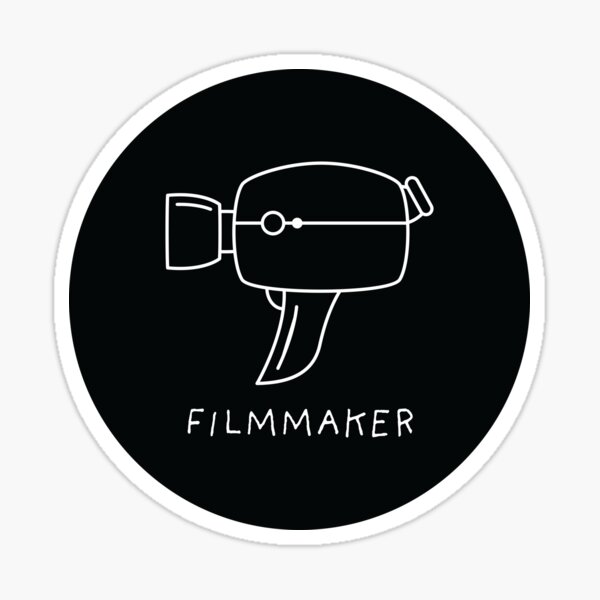 "Filmmaker - Film Crew" Sticker for Sale by littlemud | Redbubble