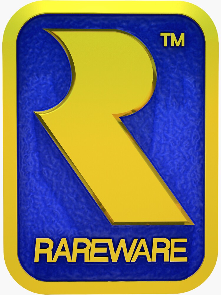 "Rareware Logo" Sticker for Sale by TheOTrain | Redbubble