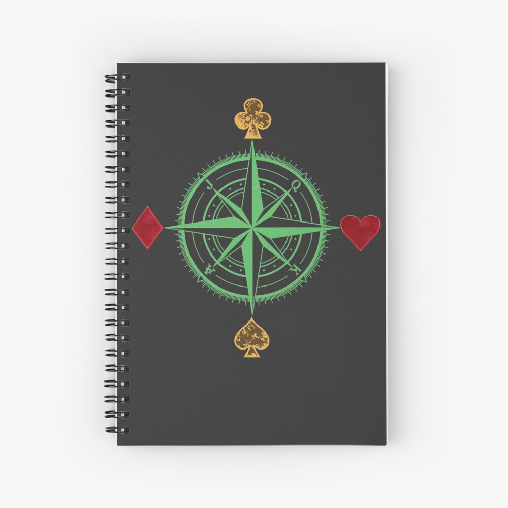 "Compass and All Playing Card Symbols,Hearths,Diamonds, Clubs, Spades ...