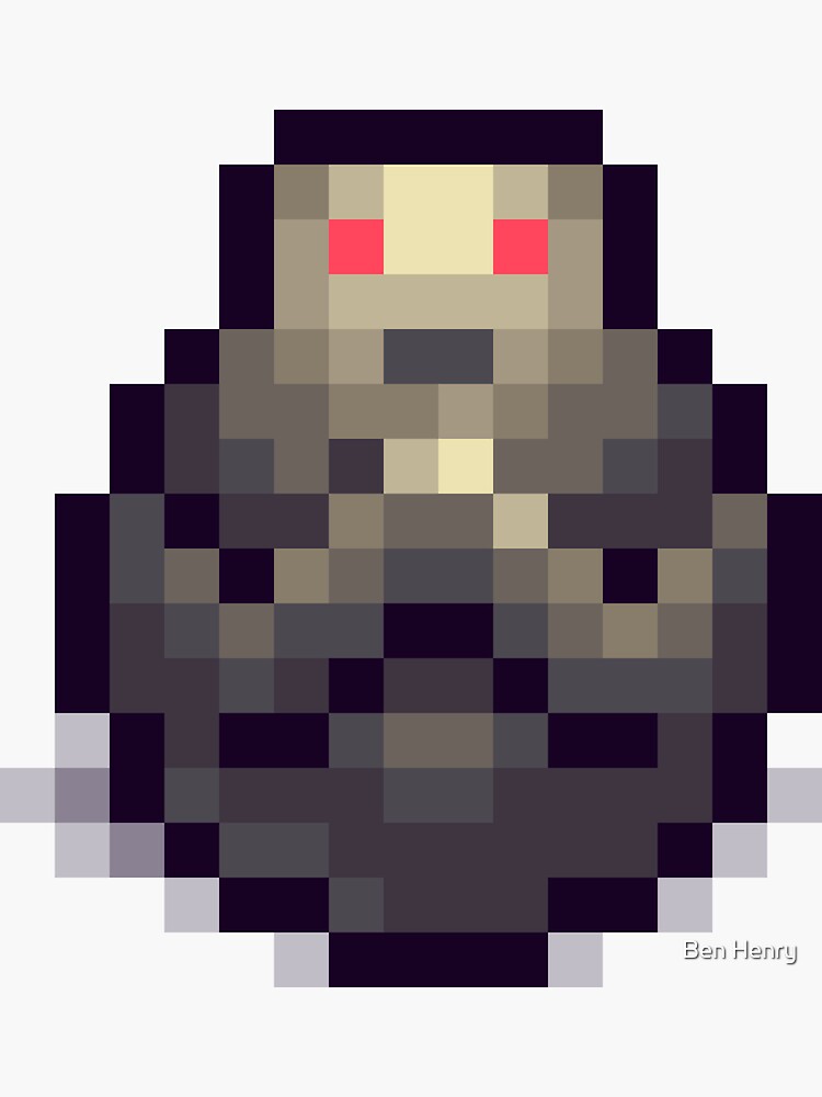 "Pixel Idol D" Sticker for Sale by BenHenry | Redbubble