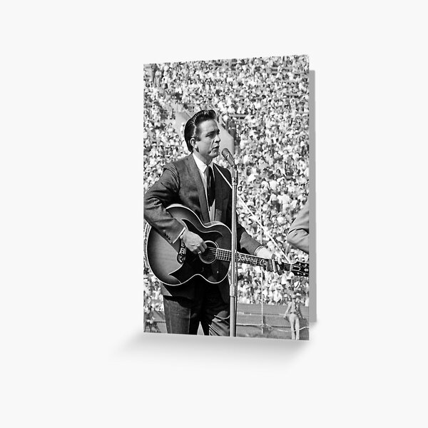 Johnny Cash Greeting Cards | Redbubble