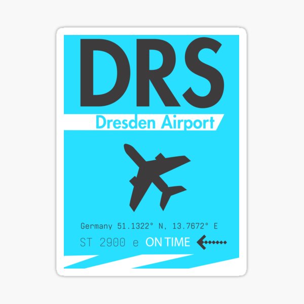 "DRS modern" Sticker for Sale by Aviators | Redbubble