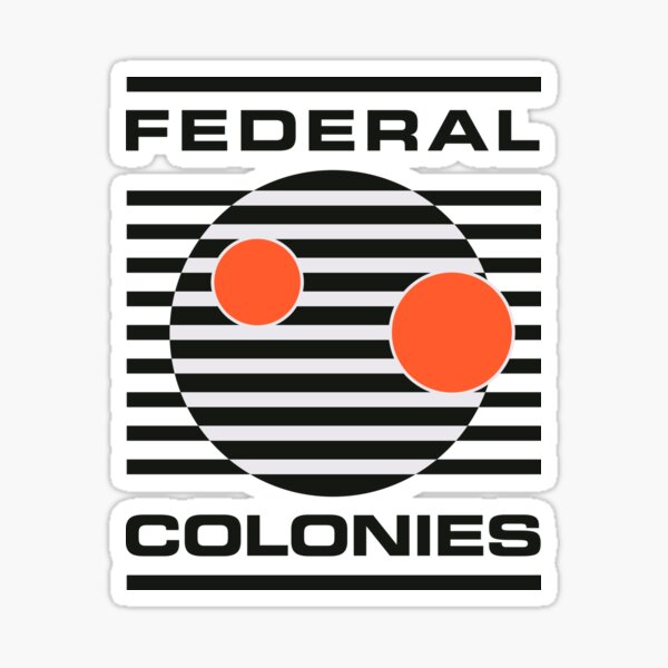 Federal Colonies Stickers | Redbubble