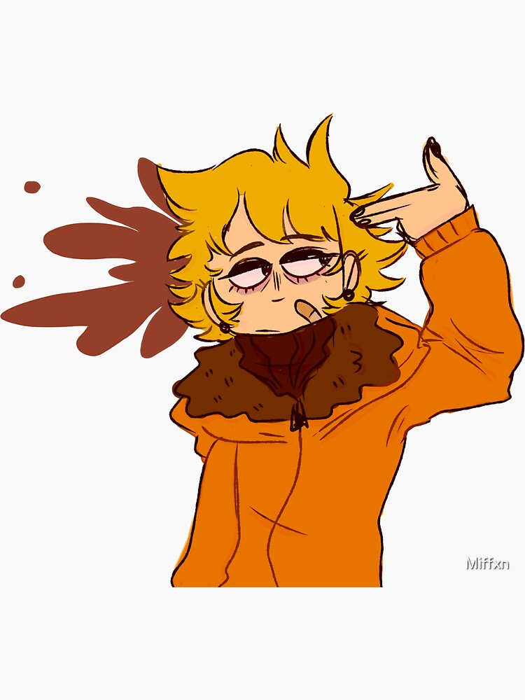 "oh no they killed kenny!" Sticker for Sale by Miffxn | Redbubble