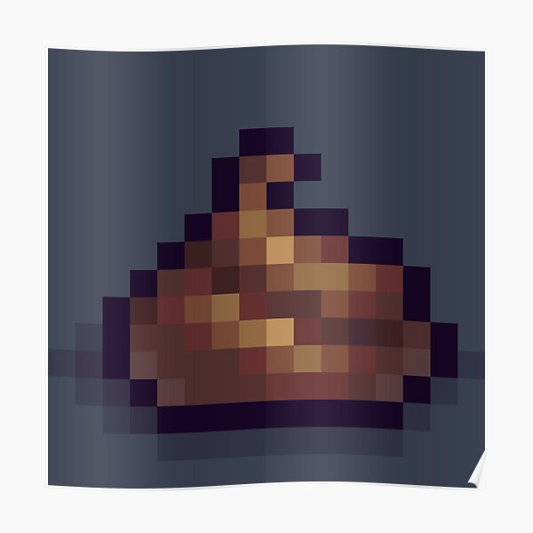 "Pixel Poo" Poster for Sale by BenHenry | Redbubble