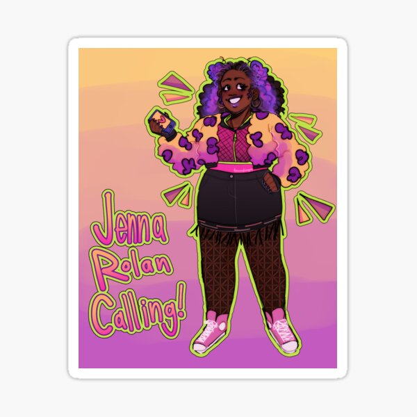 "Jenna Rolan Calling Poster version " Sticker for Sale by Trash-Queen ...
