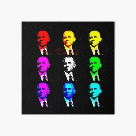 "Barack Obama square popart" Art Board Print for Sale by supercell734 ...
