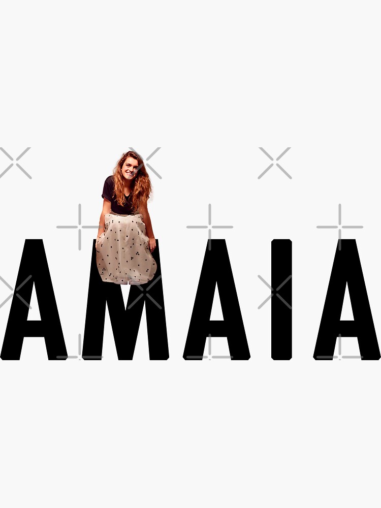 "AMAIA" Sticker for Sale by sarasgraphics | Redbubble