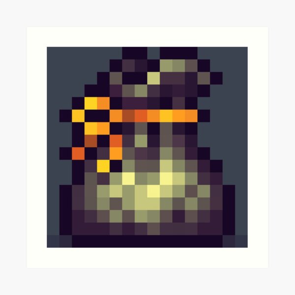 "Pixel Sack C" Art Print for Sale by BenHenry | Redbubble