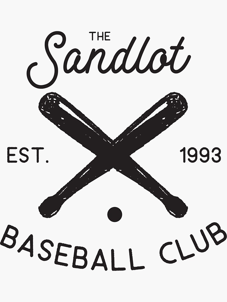 "Sandlot Baseball Club" Sticker for Sale by applecakes | Redbubble