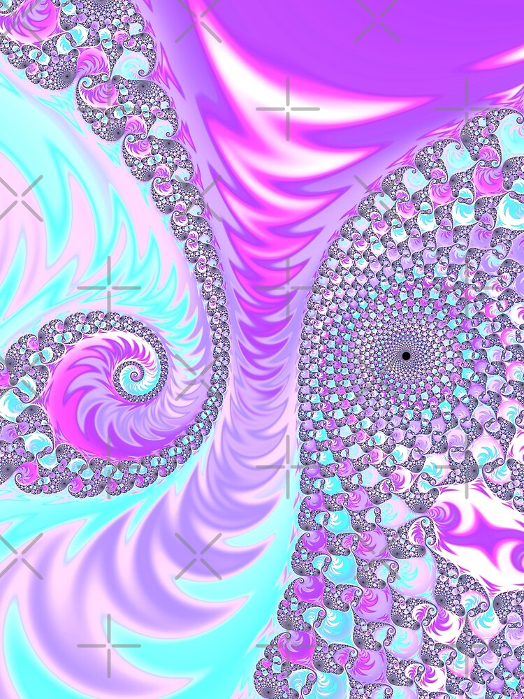 "Cyan and Pink Spiral" Photographic Print for Sale by KaleiopeStudio ...