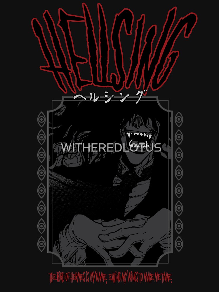 "HELLSING" Essential T-Shirt for Sale by WITHEREDLOTUS | Redbubble