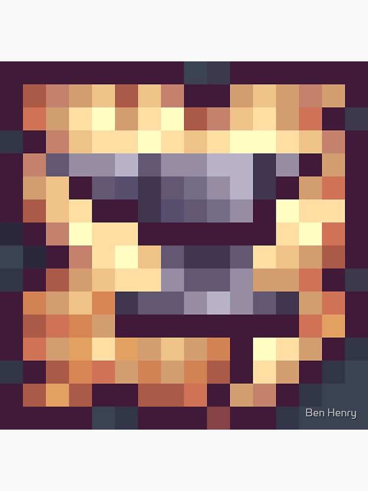 "Pixel Scroll, Anvil" Poster by BenHenry | Redbubble