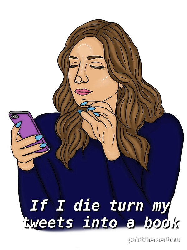 "Turn My Tweets Into A Book" by painttheraenbow | Redbubble
