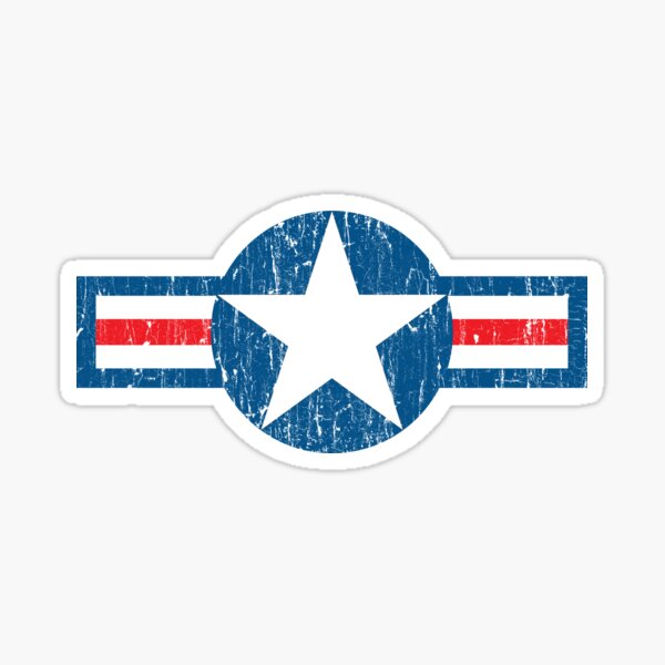 "US Airforce Star Emblem" Sticker for Sale by Aedesigns145 | Redbubble