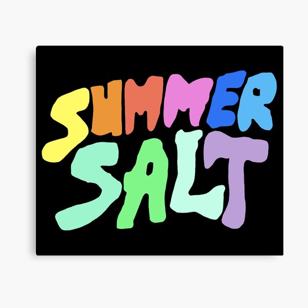 Summer Salt Logo Canvas Prints | Redbubble