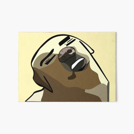 "Dog meme drawing " Art Board Print by danylr | Redbubble