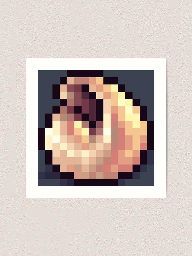 "Pixel Shell C0" Art Print for Sale by BenHenry | Redbubble