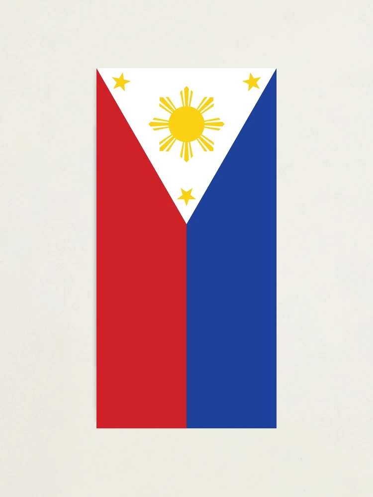 Philippine Flag Vertical Flag Of Philippines On Chroma Key Background