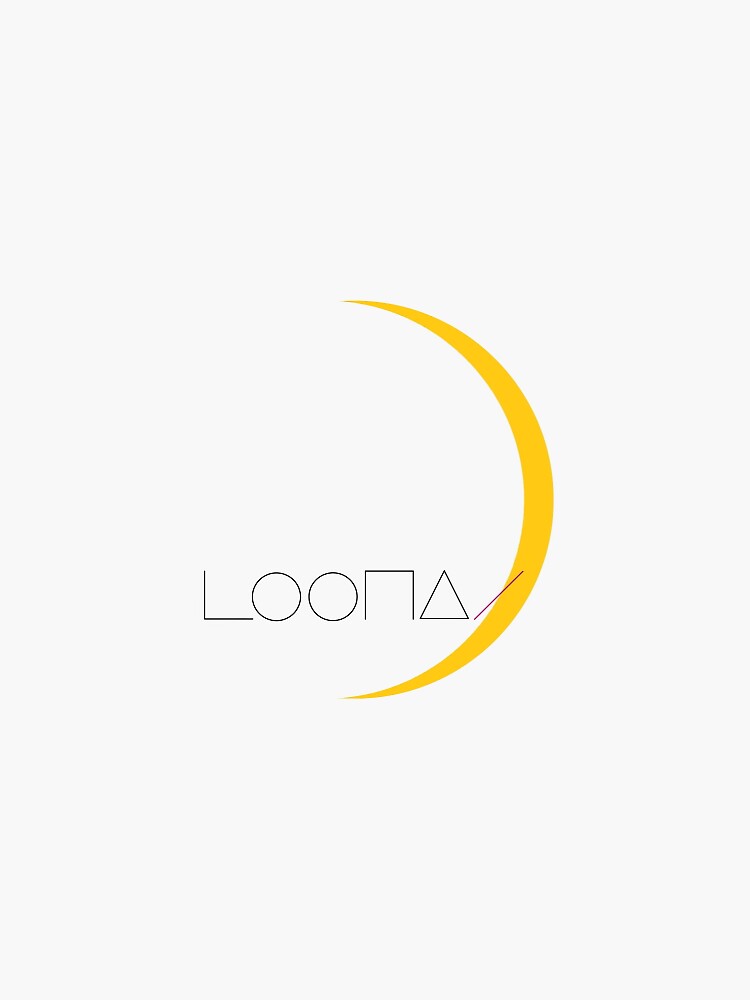 "loona logo sticker" Sticker for Sale by tinyudon | Redbubble
