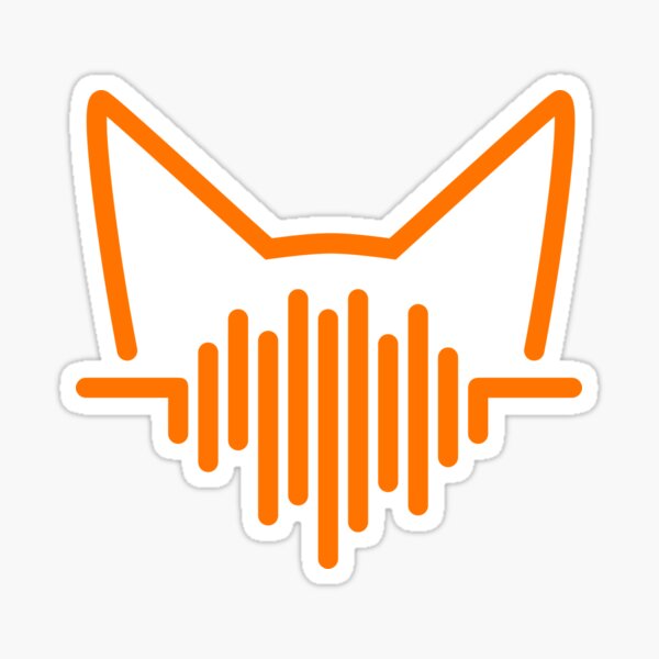 "Red Fox Voice - Symbol" Sticker for Sale by RedFoxVoice | Redbubble