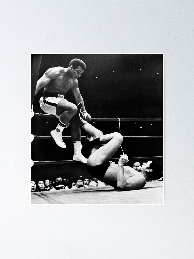 "Ali vs Inoki" Poster for Sale by classwrestling | Redbubble