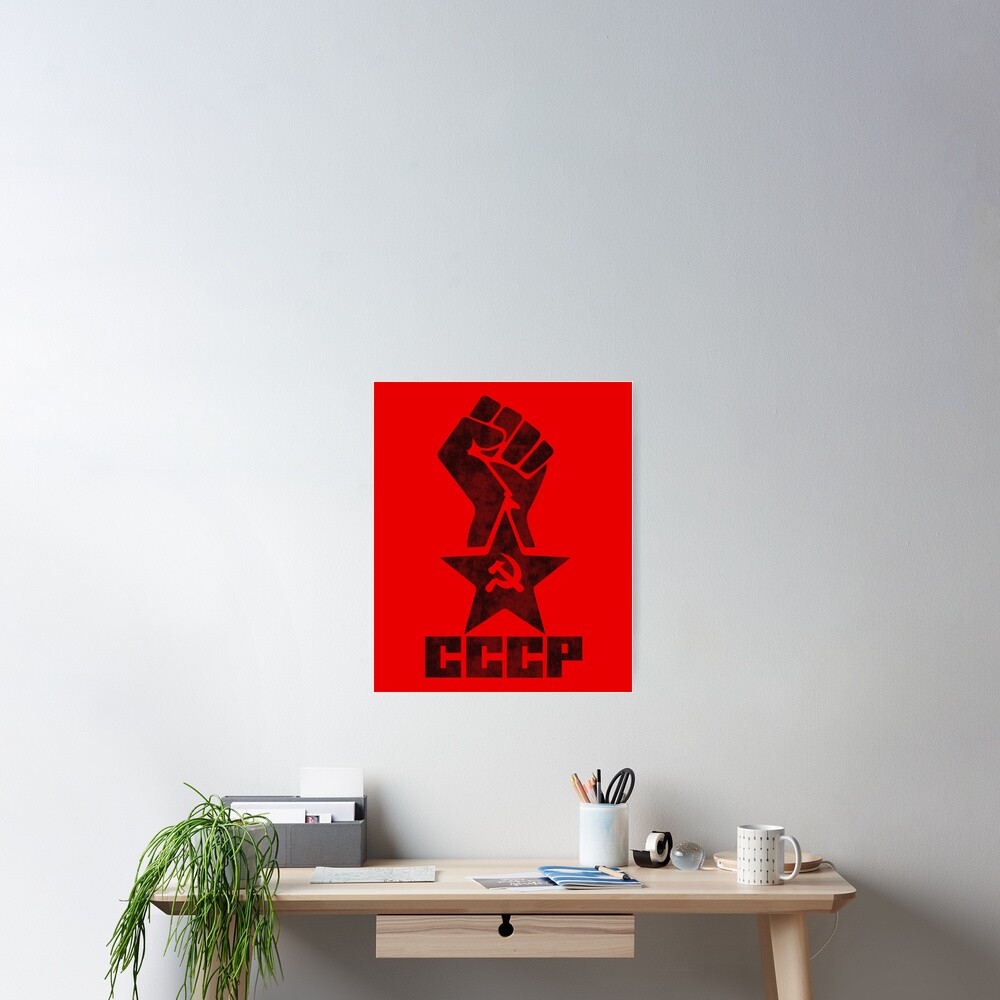 "CCCP - Star Fist" Poster for Sale by GR8DZINE | Redbubble