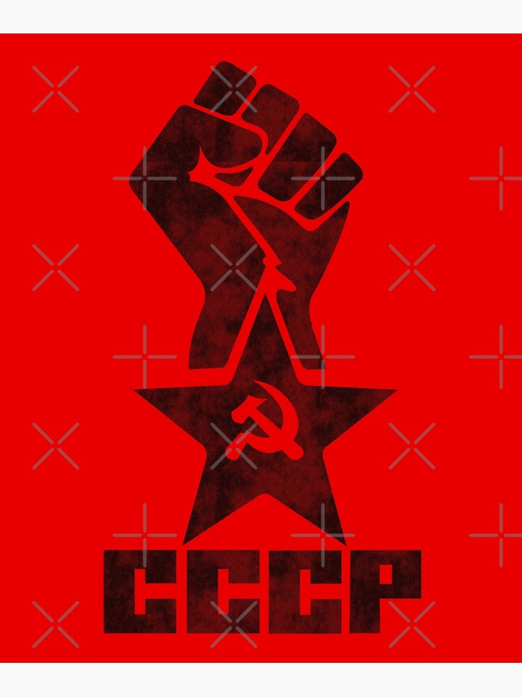 "CCCP - Star Fist" Poster for Sale by GR8DZINE | Redbubble