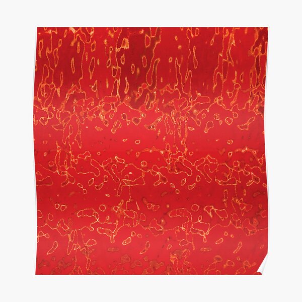 "red water texture, " Poster by Abharan | Redbubble