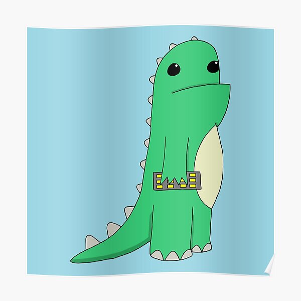 Cartoon Dinosaur Posters | Redbubble