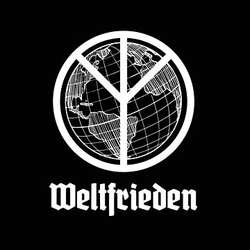 "World Peace in German MDE Weltfrieden" Essential T-Shirt for Sale by ...