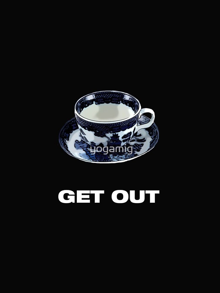 "GET OUT - TEA CUP & SAUCER SUNKEN PLACE " iPhone Case for Sale by ...