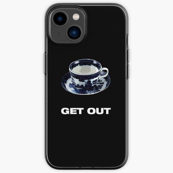 "GET OUT - TEA CUP & SAUCER SUNKEN PLACE " iPhone Case for Sale by ...