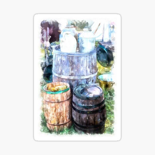 "Camping Kitchen 1812" Sticker by LMontgomery | Redbubble