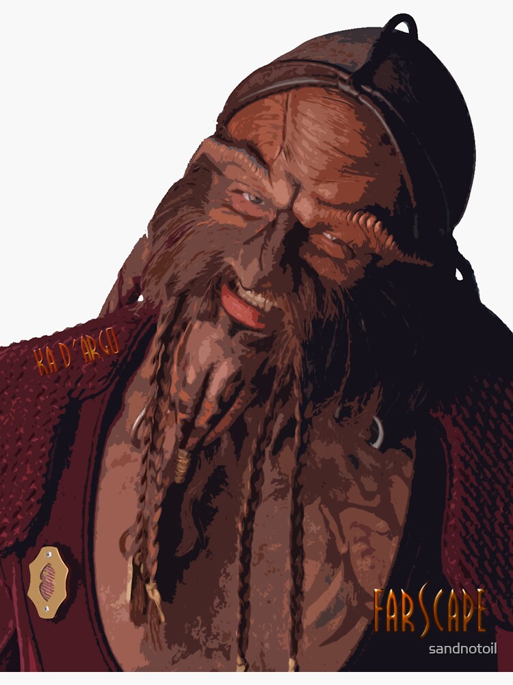 "Farscape - Ka D'Argo" Sticker for Sale by sandnotoil | Redbubble