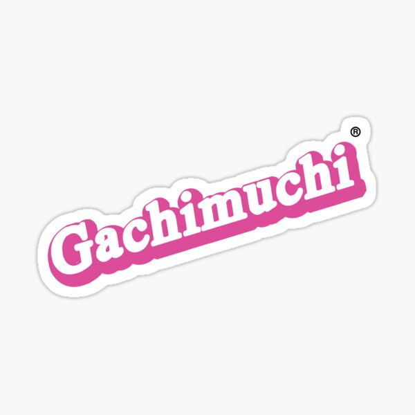 "Gachimuchi Kawaii Design" Sticker for Sale by SeanBennett | Redbubble