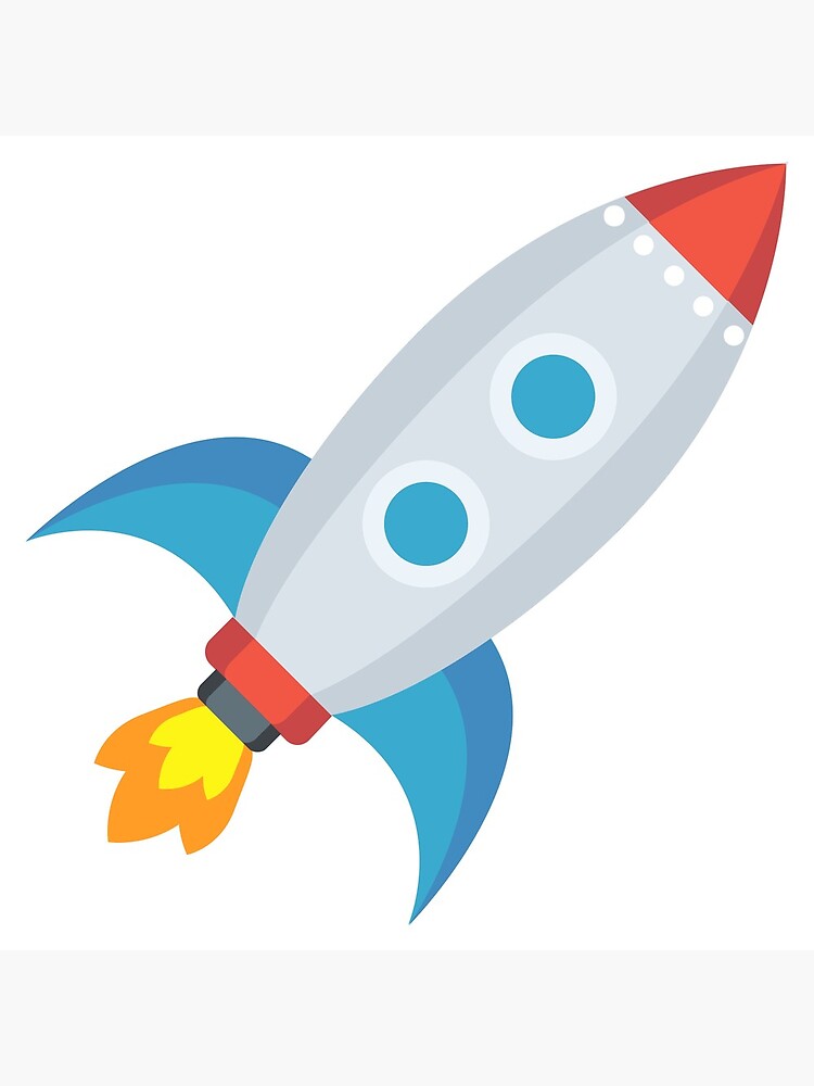 "Spaceship emoji" Photographic Print by CleanOnPoint | Redbubble