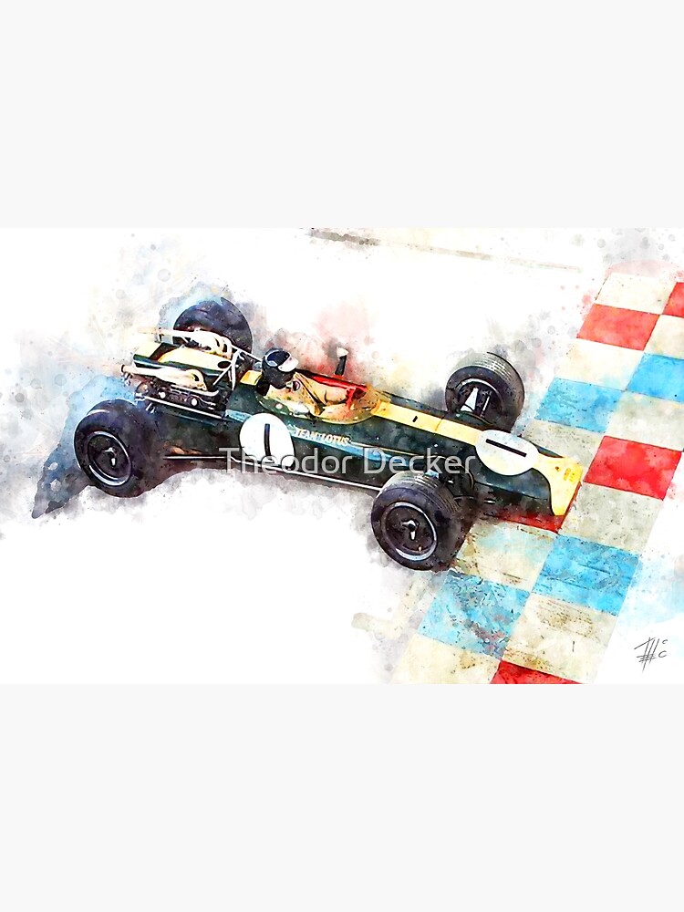 "Jim Clark, Lotus 43, 1966" Poster by theodordecker | Redbubble
