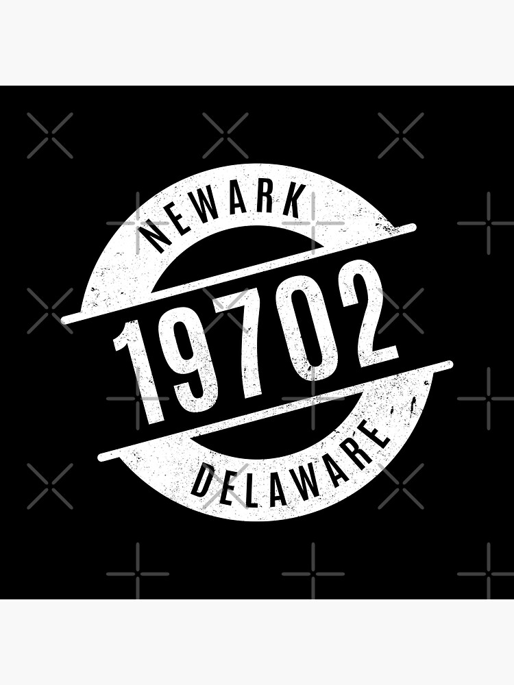 "Newark Delaware 19702 Zip Code" Sticker by creativecurly | Redbubble