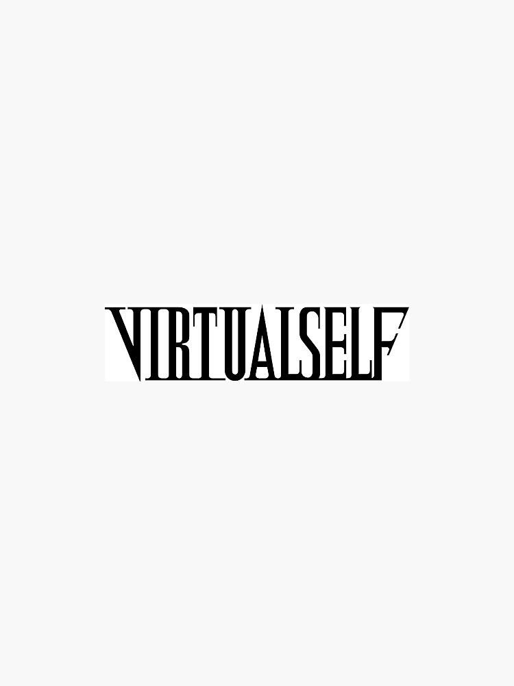 "Virtual Self Sticker" Sticker for Sale by missakoski39 | Redbubble