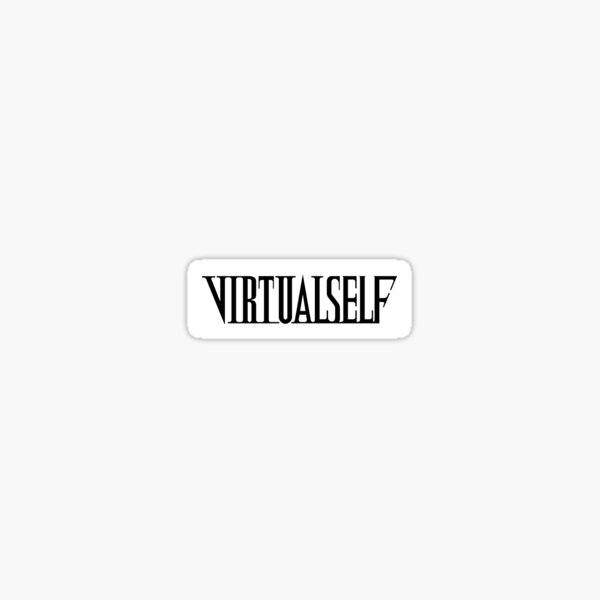 "Virtual Self Sticker" Sticker for Sale by missakoski39 | Redbubble