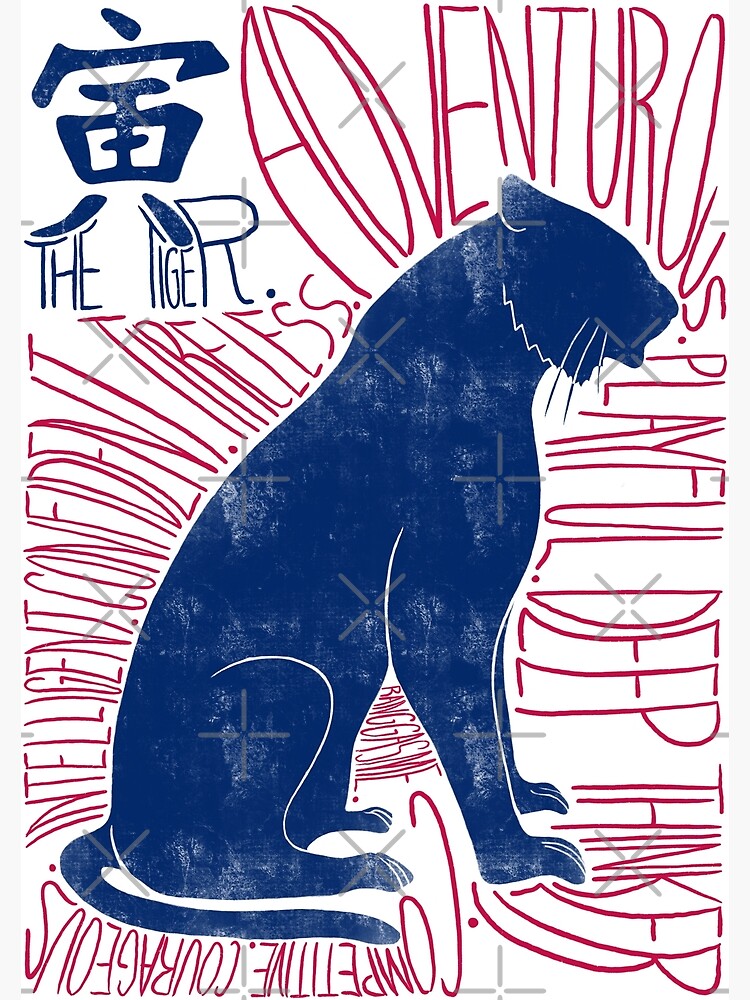 The Tiger Chinese Zodiac Sign Poster For Sale By Ranggasme Redbubble the-tiger-chinese-zodiac-sign-poster-for-sale-by-ranggasme-redbubble