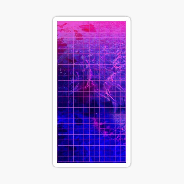 "Aesthetic Sea Vaporwave Art" Sticker by Louis-Reid | Redbubble